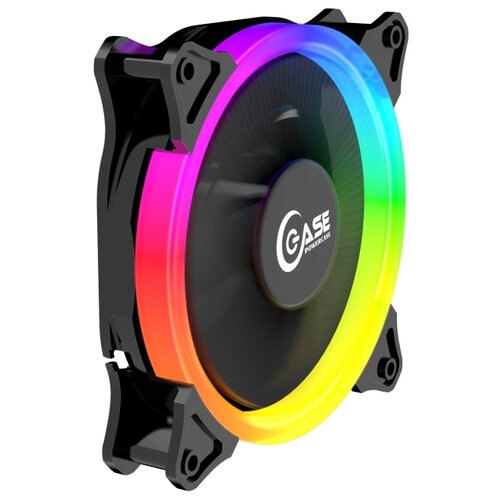 Вентилятор для корпуса PowerCase PF1-3+4, черный/RGB