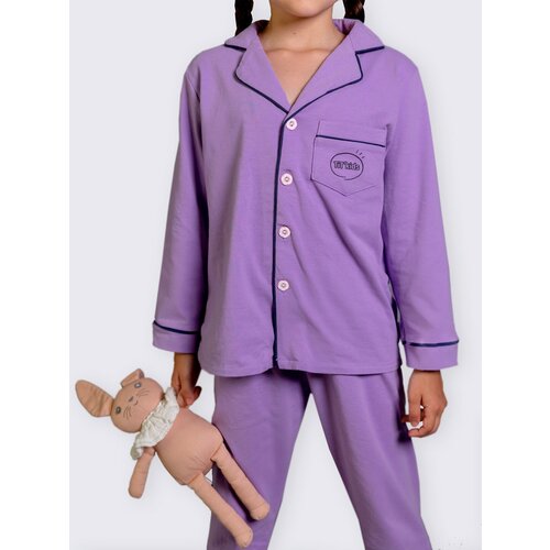 Пижама  TIT'kids, размер 86, фиолетовый