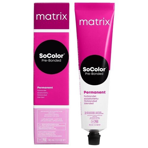 Matrix SoColor Pre-bonded стойкая крем-краска для седых волос Extra coverage, 509NA очень светлый блондин натуральный пепельный, 90 мл