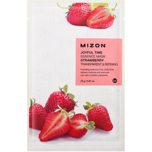 MIZON Joyful Time Essence Mask Strawberry Тканевая маска для лица с экстрактом клубники