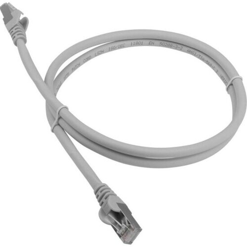 Патч-корд Lanmaster LSZH FTP кат.6A, 10 м, серый