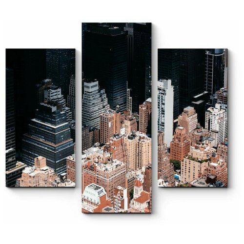 Модульная картина Разные стороны Нью-Йорка60x54
