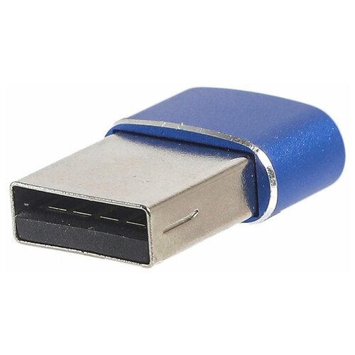 Переходник PALMEXX USB2.0 (m) - USB Type-C (f), синий