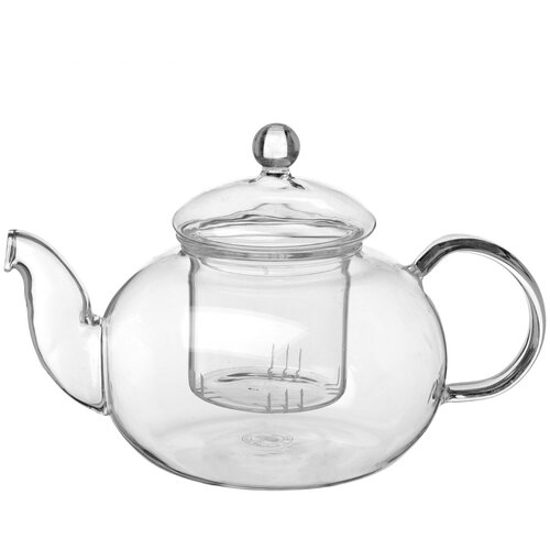 TimA Заварочный чайник Липовый цвет, 1000 мл, 1 л, прозрачный