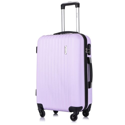 Умный чемодан L'case Krabi Krabi, 62 л, размер M, фиолетовый, лиловый
