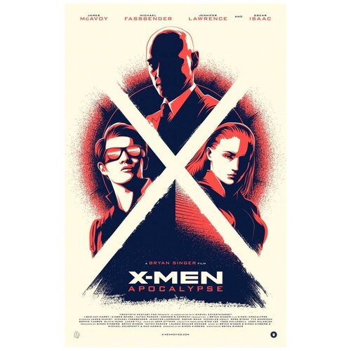 Плакат, постер на бумаге X-men/Люди Икс. Размер 21х30 см