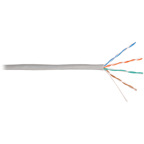 Витая пара NIKOLAN UTP кат.5e 4 пары CU 305м. серый (NKL 2100A-GY)