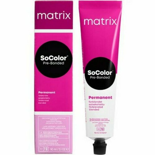 MATRIX SOCOLOR.beauty Стойкая крем-краска для волос 4VA Шатен перламутрово- пепельный, 90мл