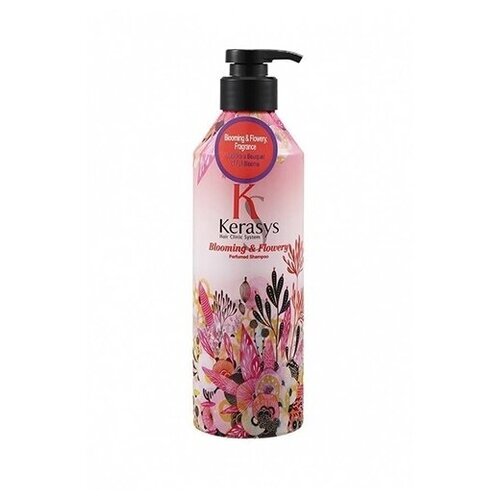 Шампунь Kerasys Шампунь для волос Kerasys Blooming and Flowery Perfumed Shampoo парфюмированный 400 мл