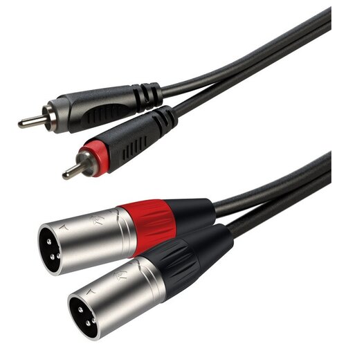 Кабель аудио 2xRCA - 2xXLR Roxtone RACC190/6 6.0m