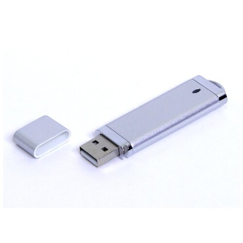 Промо флешка пластиковая «Орландо» (8 Гб / GB USB 2.0 Серебро/Silver 002 Flash drive VF-661)