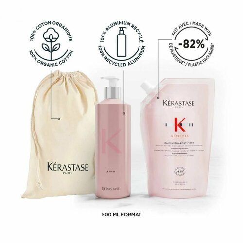 KERASTASE Шампунь и Дозатор Genesis Bain Nutri-Fortifiant 500 МЛ