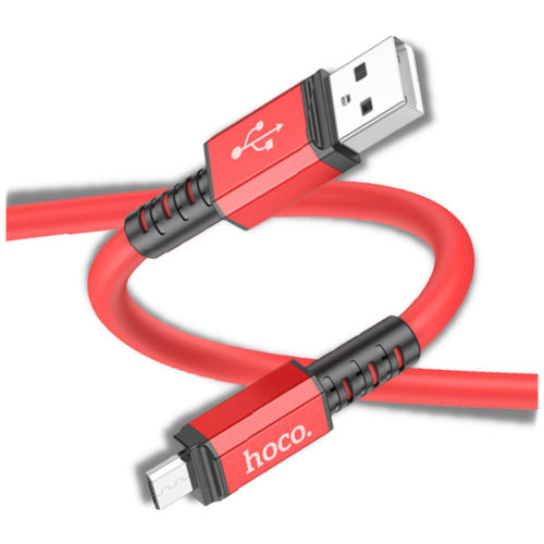 Кабель Micro USB HOCO X85 1м, 2.4A Red