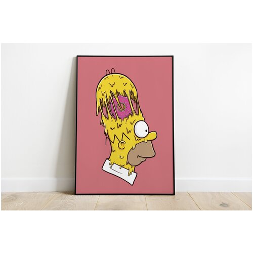 Плакат "Симпсоны" / Формат А1 (60х80 см) / Постер для интерьера