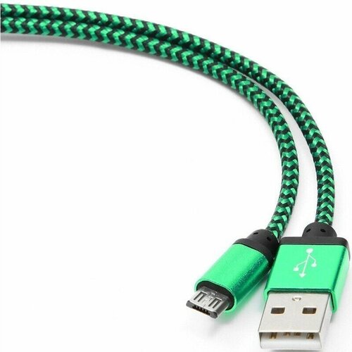 Кабель USB A (M) - microUSB B (M), 1м, Gembird (CC-mUSB2gn1m)