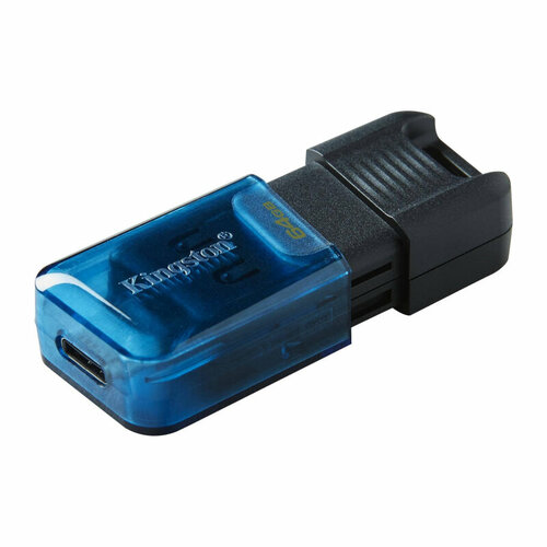 Флеш-память Kingston DataTraveler 80M, 64 Гб, OTG USB Type-C