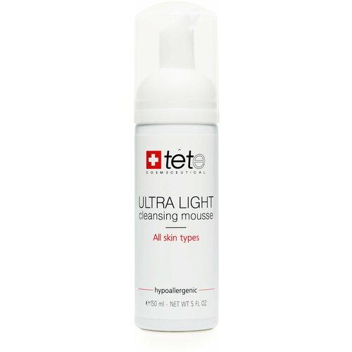 TETe Cosmeceutical ультра легкий мусс для умывания Ultra Light Cleansing Mousse, 150 мл, 1000 г