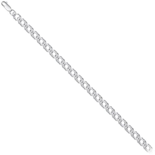 Цепь Krastsvetmet Цепь из серебра НЦ22-203-3 диаметром проволоки 0,4, серебро, 925 проба, родирование, длина 60 см, средний вес 6.17 г, серебряный