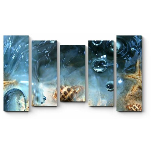 Модульная картина Морские обитатели90x54