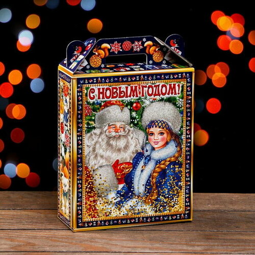 Подарочная коробка "Зимний" 16.8 x 7 x 25 см, 5 шт.
