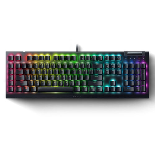 Игровая клавиатура Razer BlackWidow V4 X, русские буквы, механические переключатели Green Switch (RZ03-04700800-R3R1)