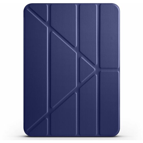 Чехол для iPad Air 4 (2020) 10.9" / iPad Air 5 (2022) 10.9" с охлаждением Y-cложение темно-синий