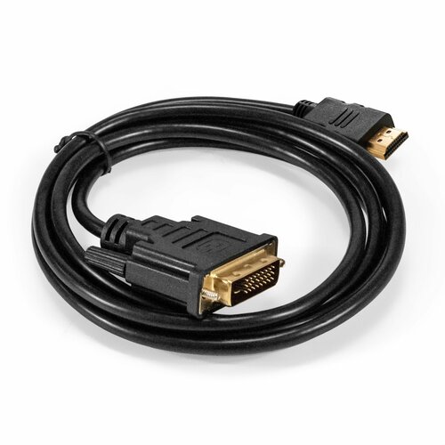 Кабель HDMI-DVI-D ExeGate EX-CC-HDMIM-DVI2M-1.5 (19M/(24+1)M, dual link, 1,5м, позолоченные контакты) EX294672RUS