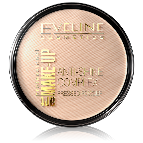 Eveline Cosmetics Пудра Art Make-Up Professional компактная Anti-Shine Complex Pressed Powder 31 Transparent 14 г