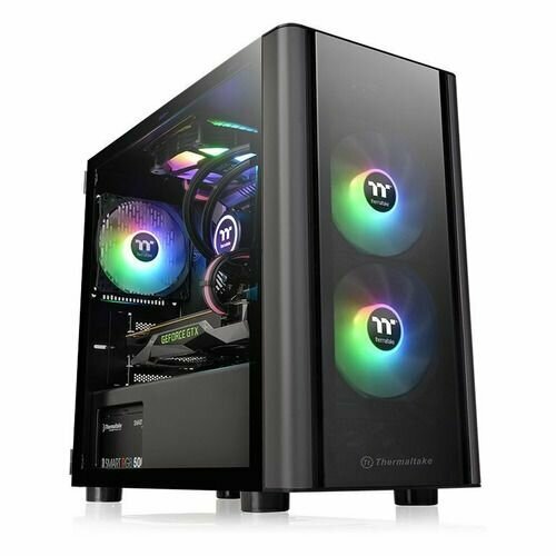 Корпус mATX Thermaltake V150 TG, Mini-Tower, без БП, черный [ca-1r1-00s1wn-00]