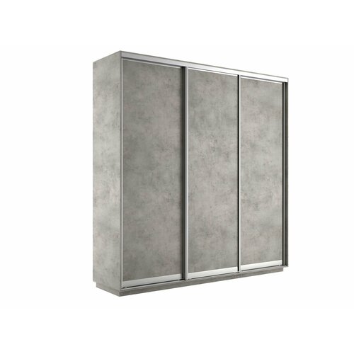 Шкаф трехстворчатый Е1 Экспресс Элемент трио 180-240-45 бетон