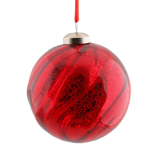 Елочный шар Magic Time 90844, красный, 8 см, 1 шт.