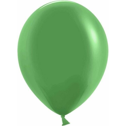 Шарики воздушные (10'/25 см) Зеленый, пастель, 100 шт. набор шаров на праздник