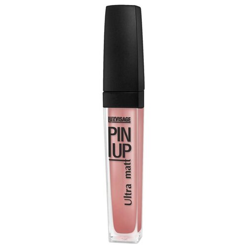 LUXVISAGE Блеск для губ Pin-Up Ultra Matt матовый, 18 Сливочное Пралине