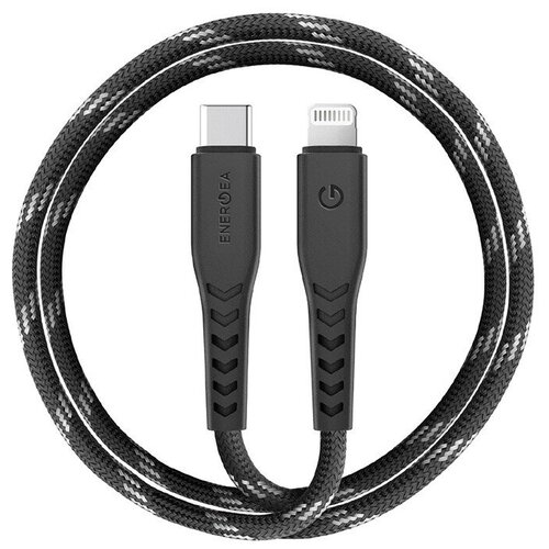 Кабель EnergEA NyloFlex USB-С/Lightning MFi C94 (0.3 м), черный