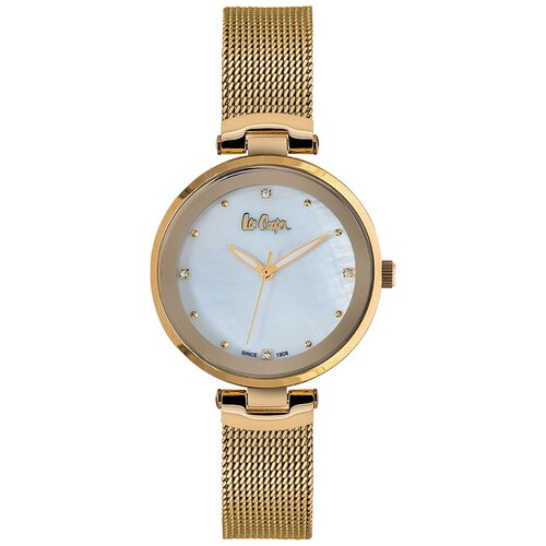 Наручные часы Lee Cooper Fashion, серебряный, золотой