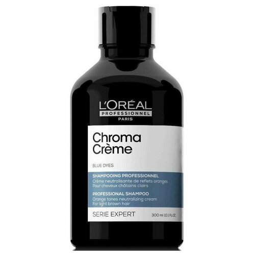 Шампунь-крем L'Oreal Professionnel Serie Expert Chroma Creme с синим пигментом для нейтрализации оранжевого оттенка, 300 мл