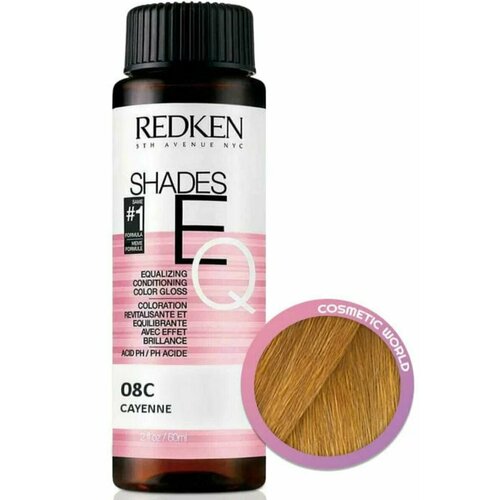 Redken Shades EQ 08C Cayenne - Краска-блеск без аммиака для тонирования 60 мл
