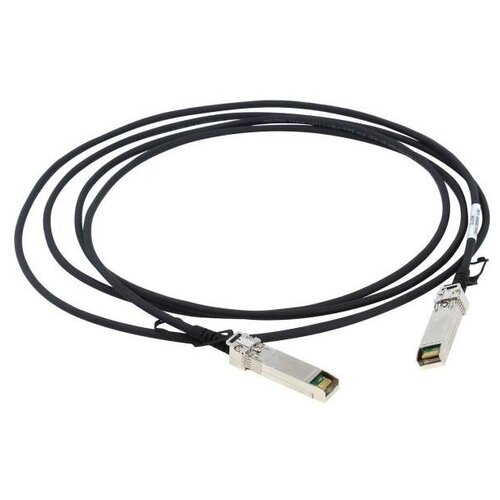 Кабель Fibertrade FT-SFP28-CabP-AWG26, 1 м, черный