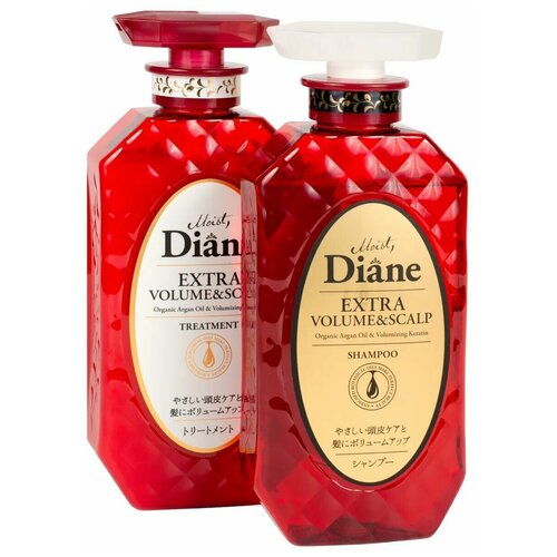 Moist Diane Perfect Beauty Набор шампунь + бальзам-маска Beauty Volume and Scalp Объем, с кератином и аргановым маслом, 450+450 мл