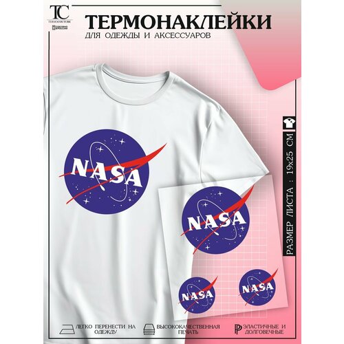 Термонаклейка на одежду Nasa