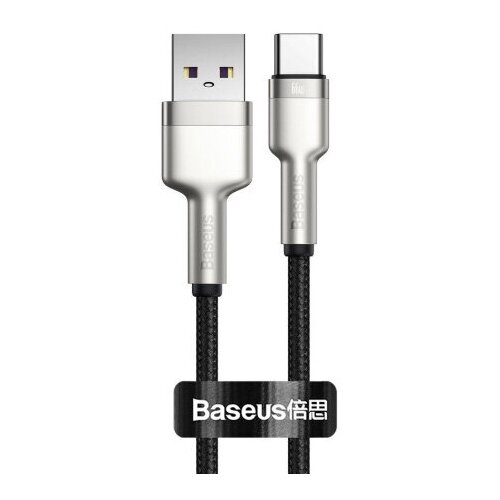 Кабель Baseus Cafule Series Metal Data Cable USB to Type-C 66W 2m (CAKF000201) (black)