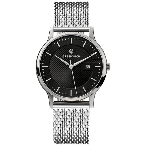 Наручные часы GREENWICH Greenwich GW031.10.31, серебряный, черный