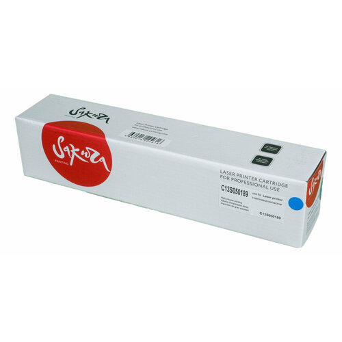 2 шт. Картридж лазерный Sakura C13S050189 голубой cyan 4000 стр. для Epson (SAC13S050189)