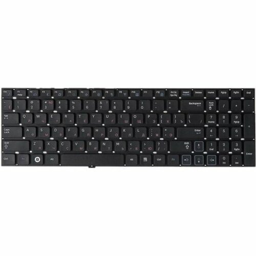 Клавиатура для ноутбука Rocknparts Samsung RV511 [BA59-02941C] Black, No Frame, гор. Enter