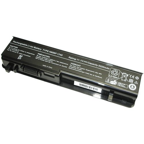 Аккумулятор для ноутбука Dell Studio 1745 (U150P) 11.1V 5200mAh черный OEM