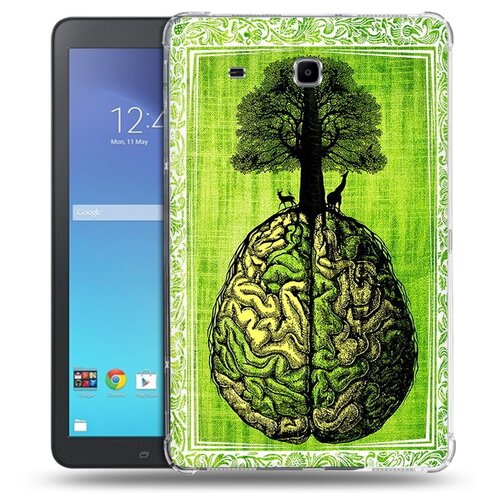 Чехол задняя-панель-накладка-бампер MyPads абстракция здоровый мозг для Samsung Galaxy Tab E 9.6 SM-T560N/T561N/T565N противоударный