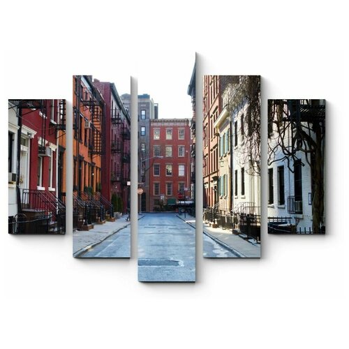 Модульная картина Улочки Нью-Йорка115x92