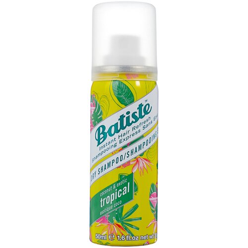 Batiste сухой шампунь Tropical, 50 мл