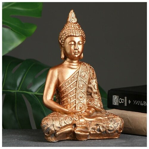 Хорошие сувениры Фигура "Будда малый" бронза 24х16х10см