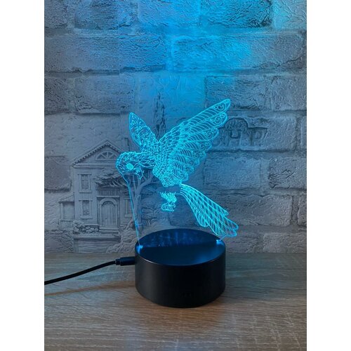 3D Светильник птица